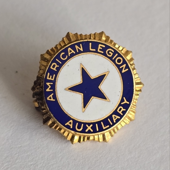 Vintage | Jewelry | Vintage American Legion Auxilliary Lapel Pin Gold ...